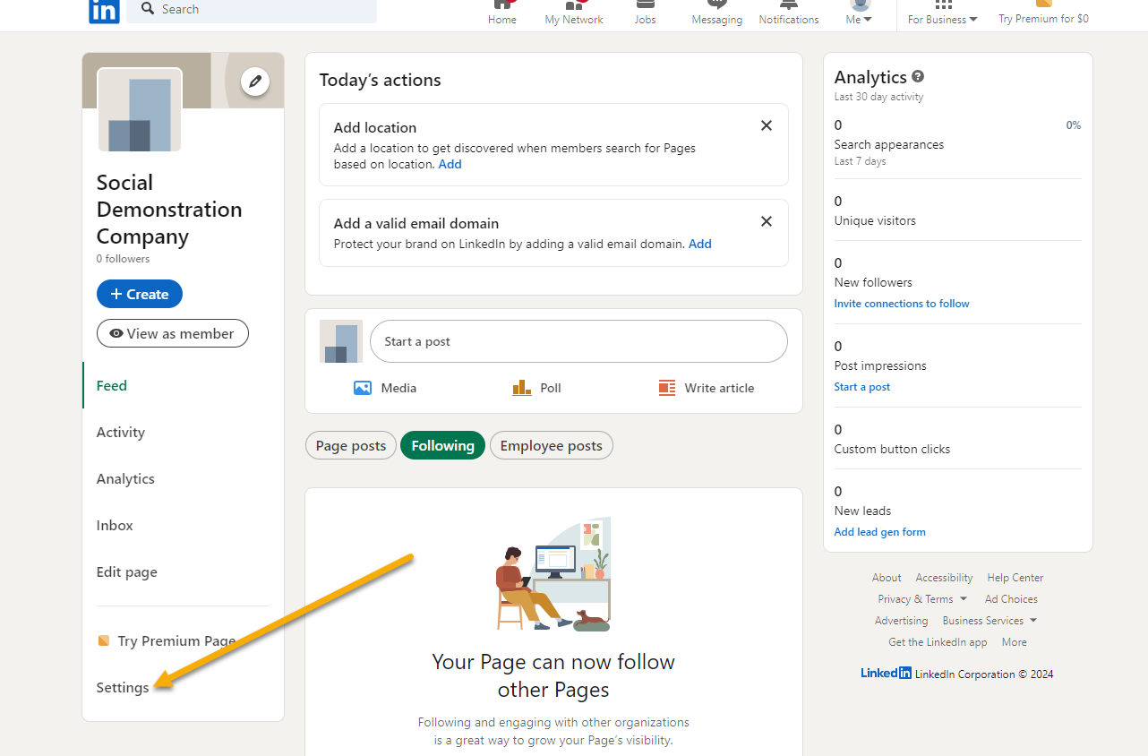 Linkedin Super Admin Settings – Resources & Help Center