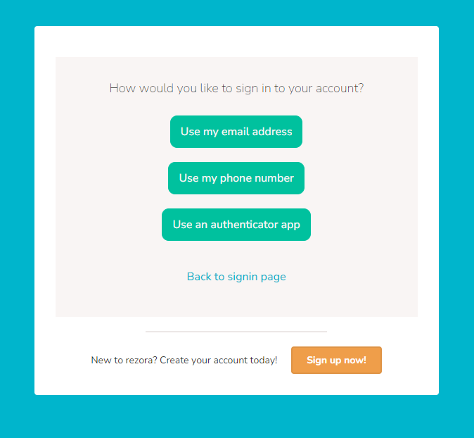 How do I sign in to rezora? – Resources & Help Center