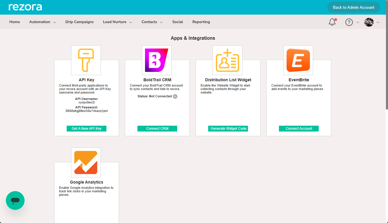 Connecting your BoldTrail account to rezora – Resources & Help Center
